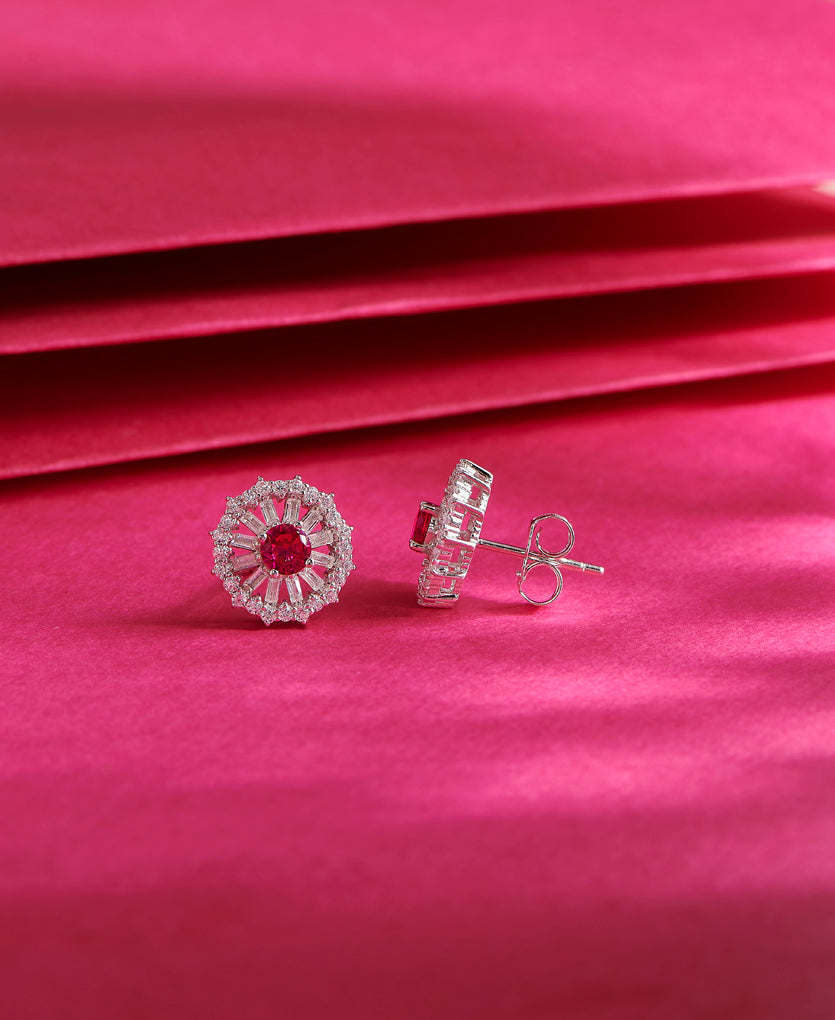 Enigma Circle Silver Earring – Silvostyle Jewellery